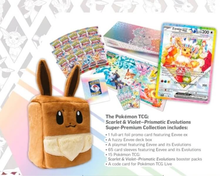 Prismatic Evolutions Eevee Super Premium Collection – vortexstore