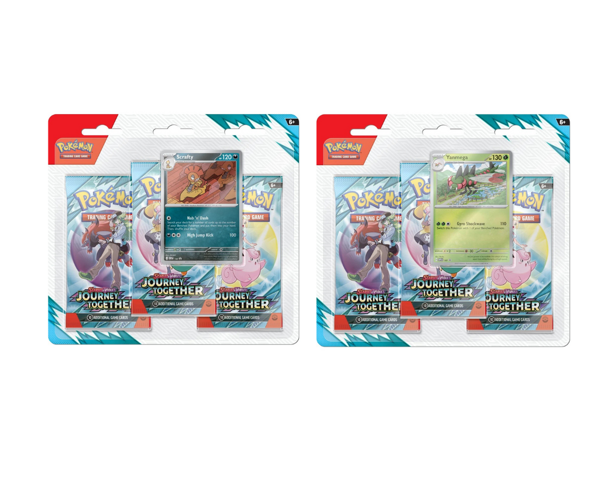 Pokémon Scarlet & Violet Journey Together 3-Pack Blister Booster (Scra ...